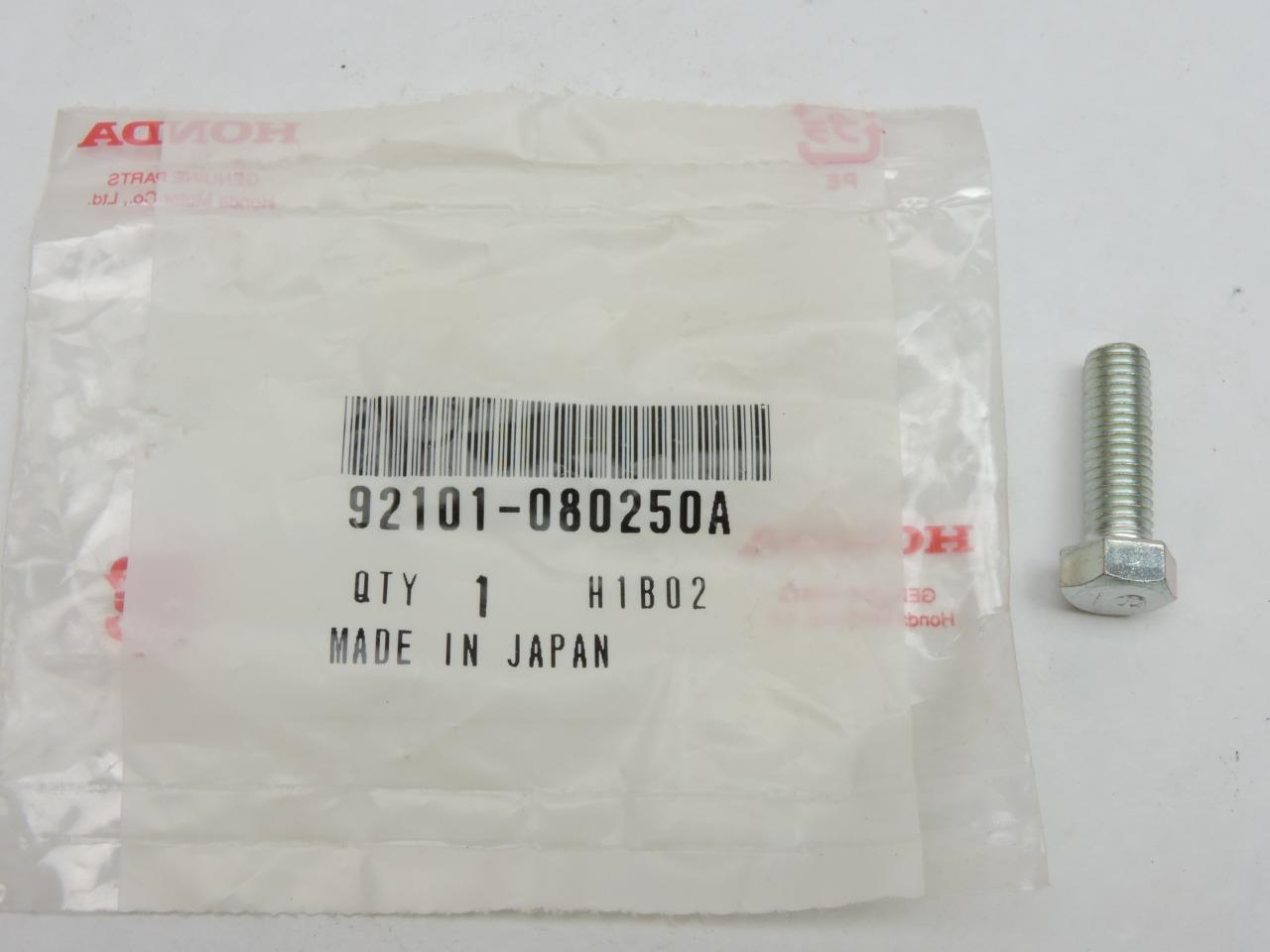 92101-08025-0A NOS Honda Hex Bolt 8X25 90 175 250 ATC CB XL Scrambler ...