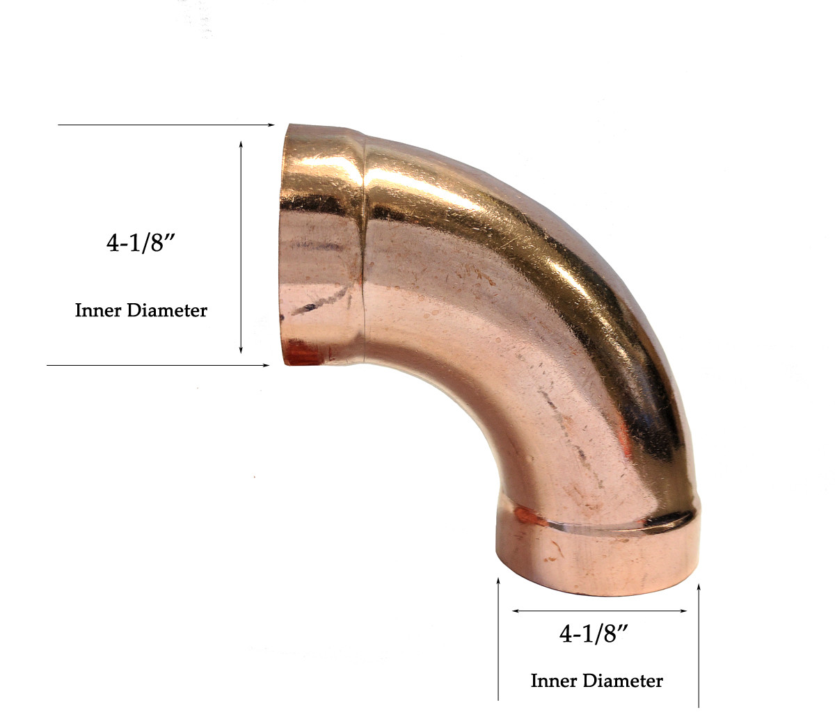 Libra Supply 4 inch, 4'', 4-inch DWV 90 Degree Wrought Copper Elbow CxC ...