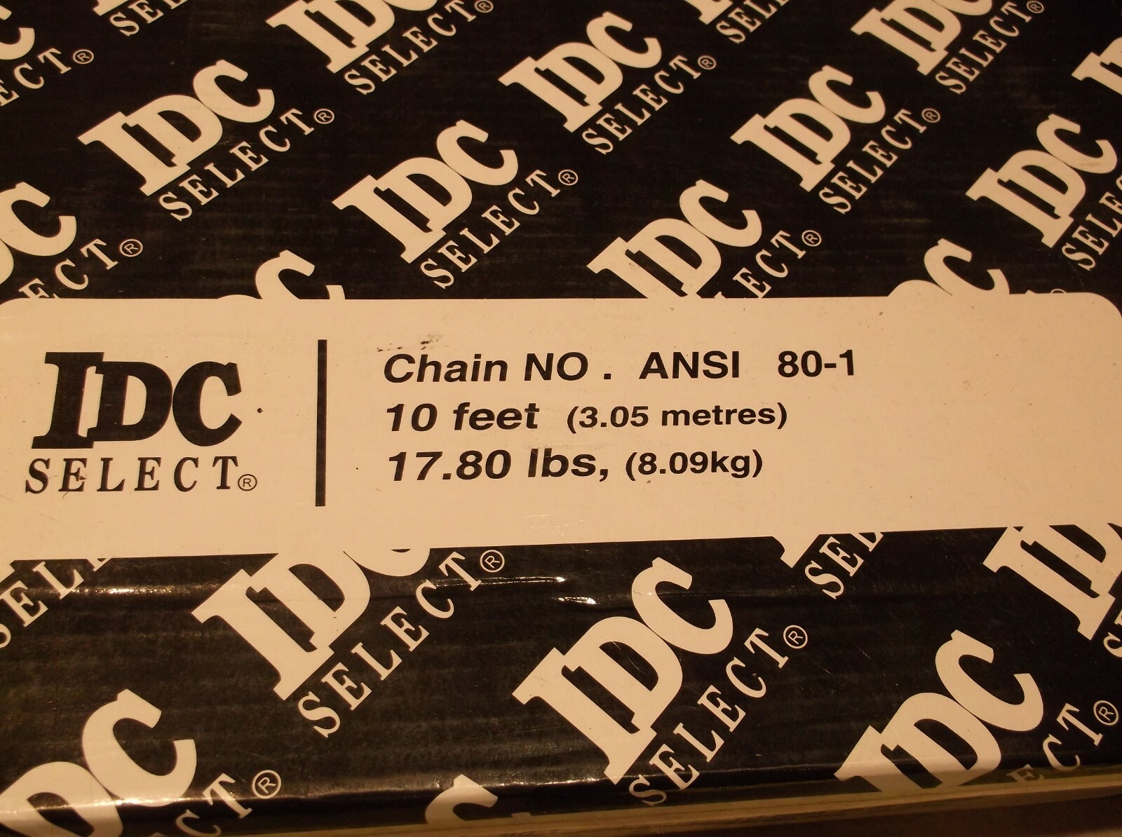 IDC SELECT ANSI 80-1R 10 FEET ROLLER CHAIN | eBay