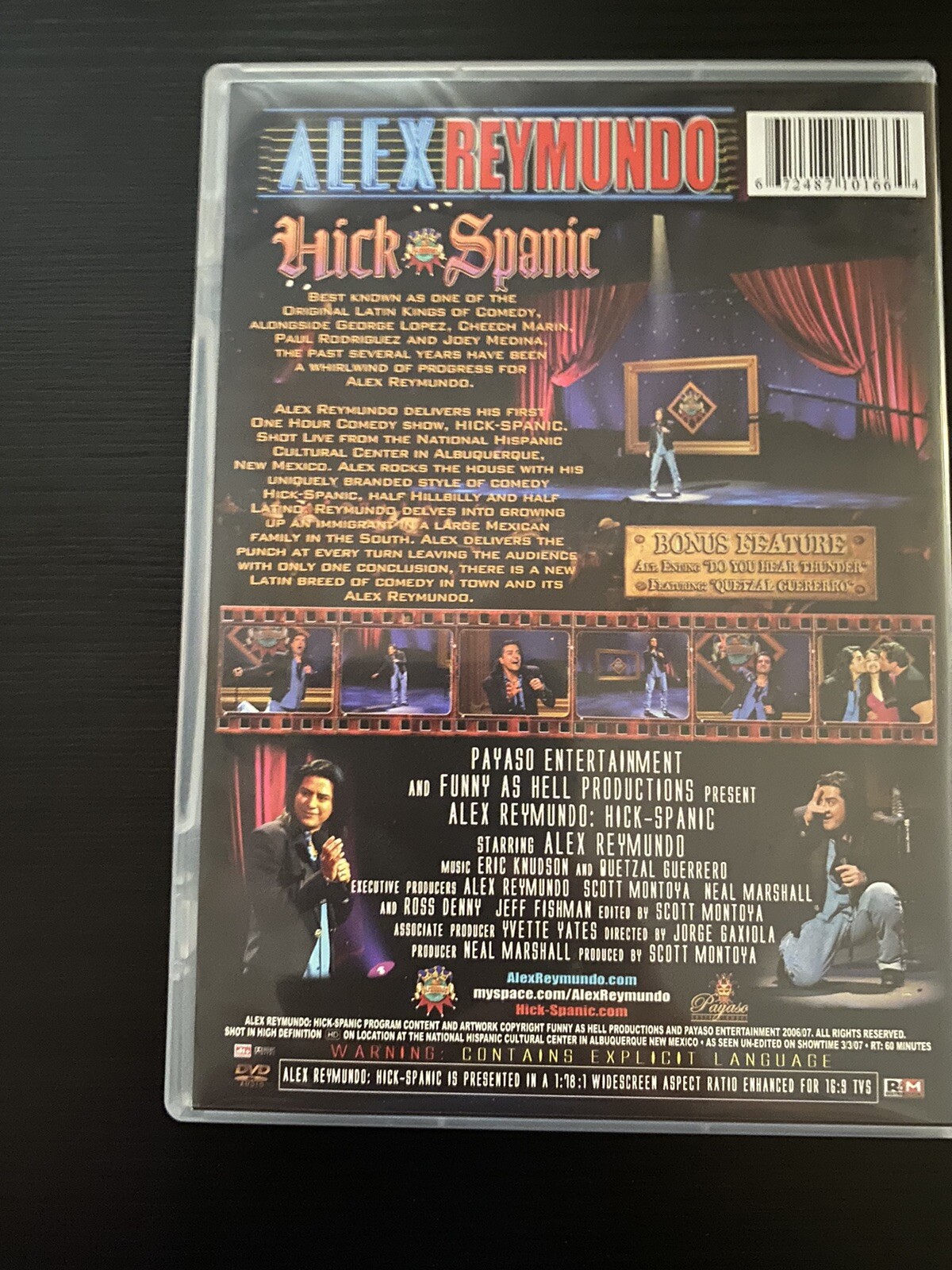 ALEX REYMUNDO (DVD 2006) HICK SPANIC Latin Kings Comedy Unrated SIGNED ...