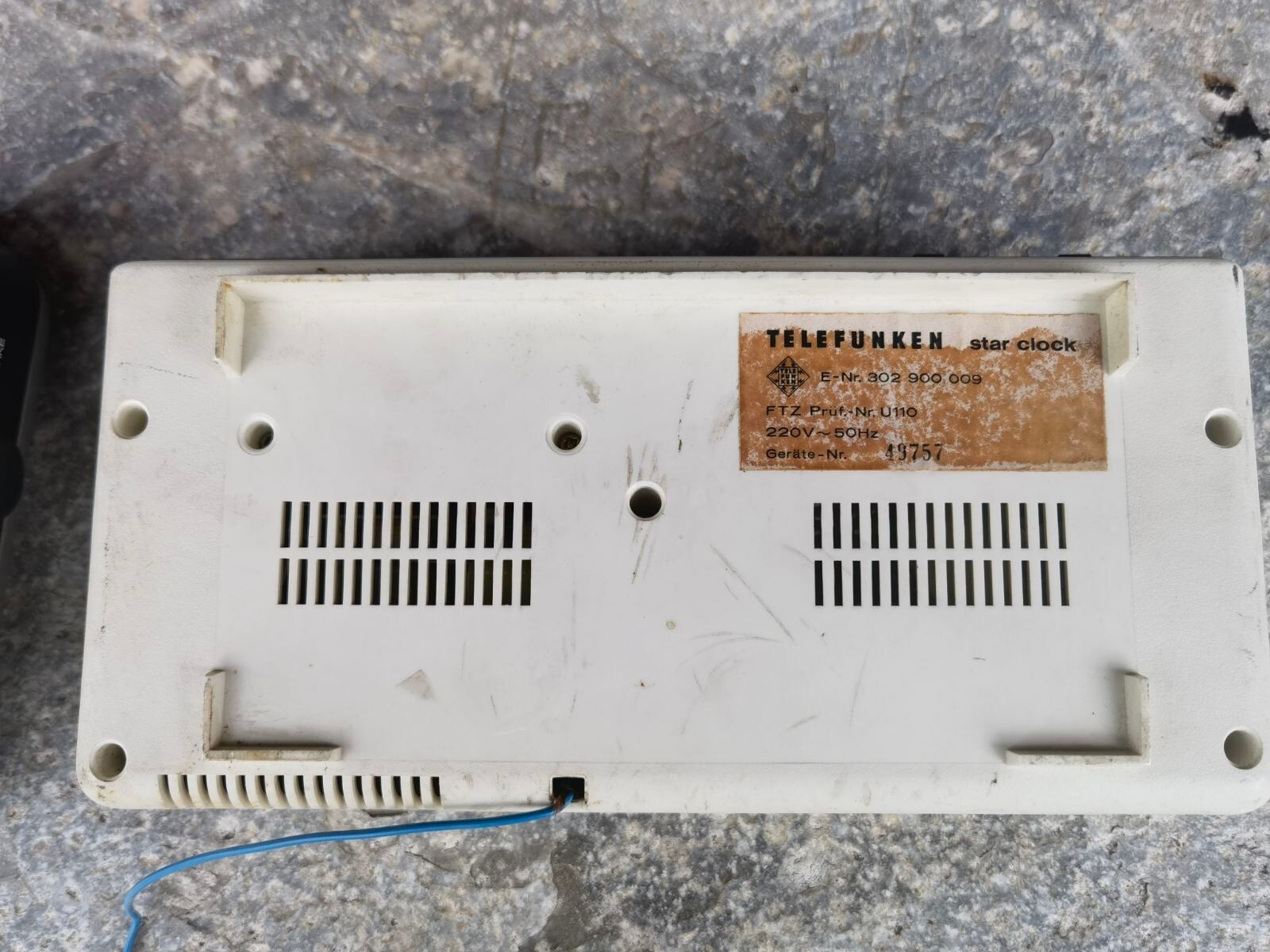 Two vintage 1970's radio alarm clocks Saba Ultra Clock and Telefunken ...