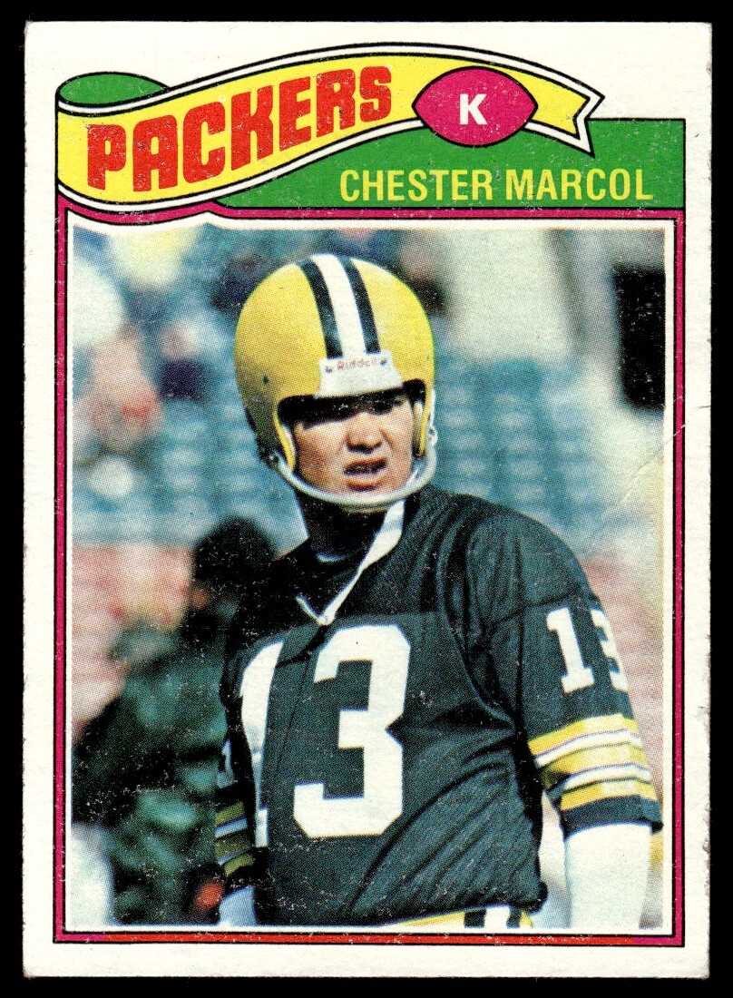 1977 Topps Football Card Chester Marcol Green Bay Packers #323 VG | eBay
