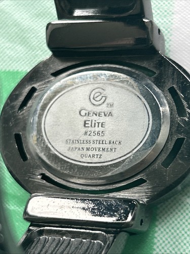Geneva Elite Dark Grey Women’s Cuff Watch | eBay