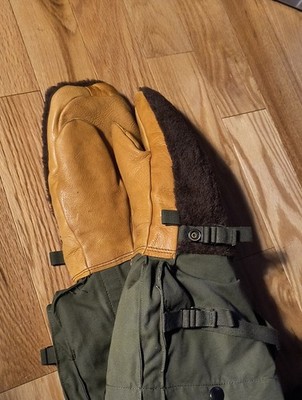USGI Arctic Artic Military Mittens Air Force COLD WEATHER Flyers Gloves ...