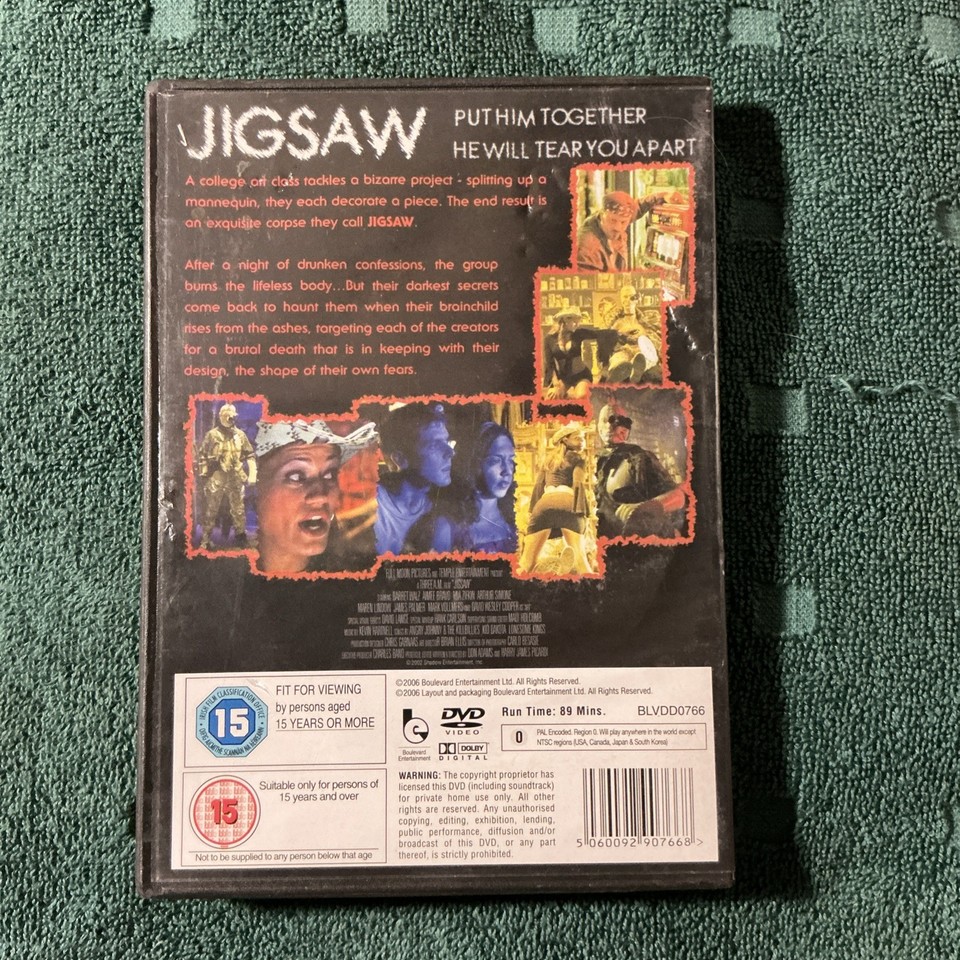 Jigsaw Horror Dvd | eBay UK