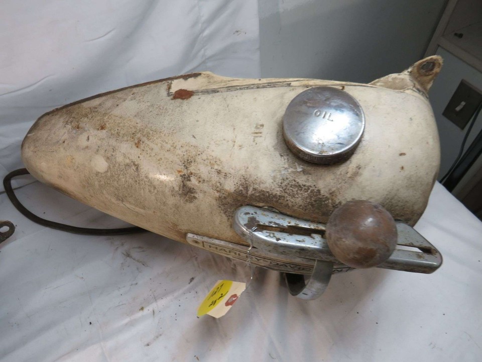 1954-72 Harley Davidson Right Hand Shift Gas Fuel Oil Police Servi-Car ...
