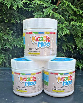 Miracle Moo Bovine Colostrum, grassfed+ immunolin Supplement, 90 ...