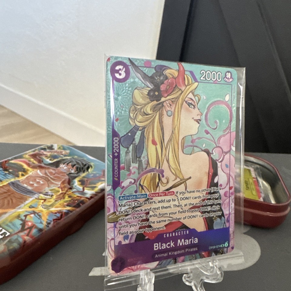 Black Maria OP08-074 Illustration Box Volume 2 EN Promo One Piece CCG | eBay