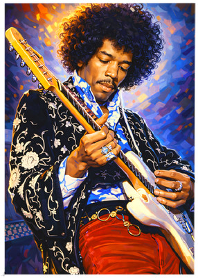 JIMI HENDRIX * Fun Novelty * MUSIC * Art Card * ATC ACEO | eBay
