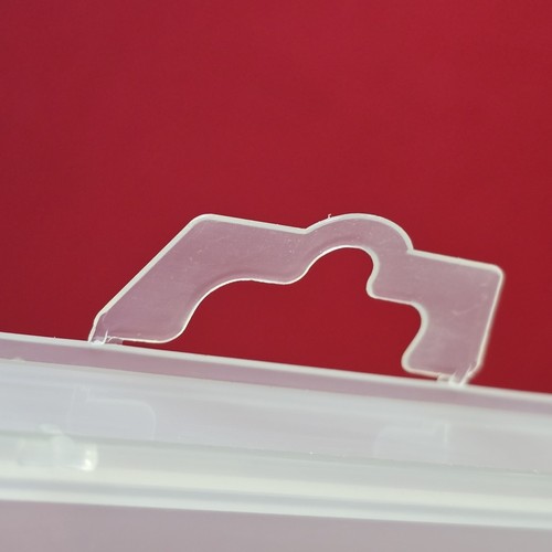 Original Official Nintendo NES Hard Shell Clear Red Logo Plastic Game ...