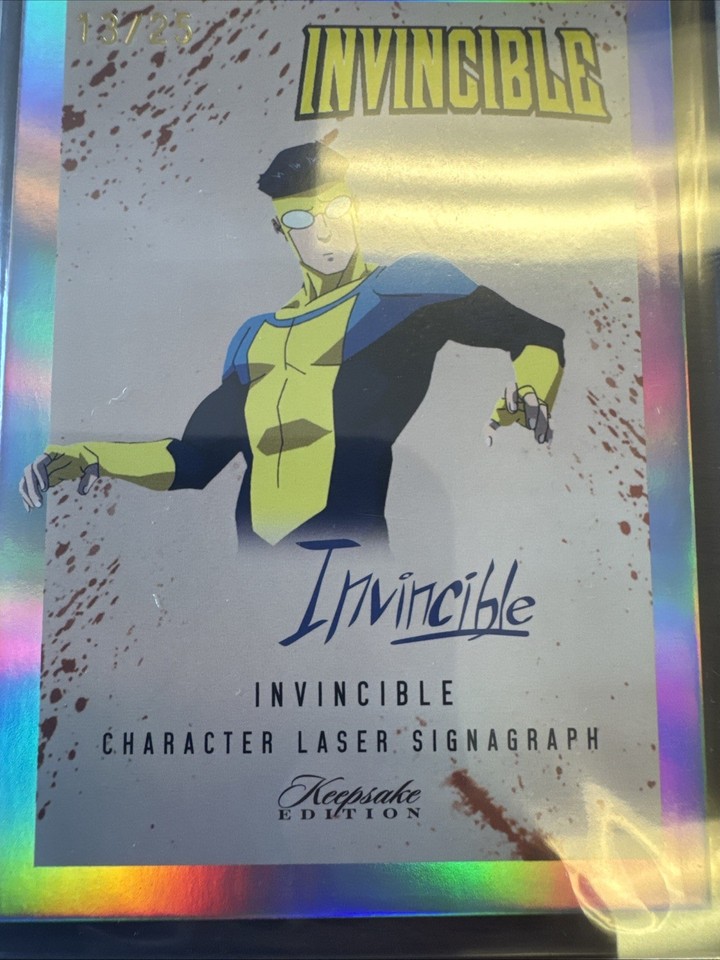 Keepsake Edition Invincible Character Laser Signagraph #/25 Blood ...