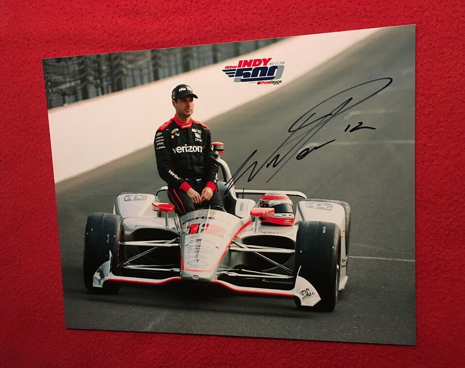 Authentic autograph WILL POWER signed 2018 Indy 500 winner 8x10 photo-2 ...