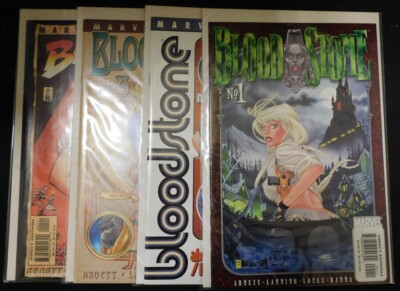 BLOODSTONE 1-4 MARVEL COMIC SET COMPLETE 1ST ELSA ABNETT LANNING 2002 ...