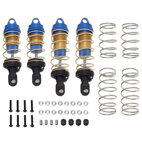 Alloy F&R Shock Set (4) for Traxxas 1/10 Slash, Stampede & Rustler 2WD ...