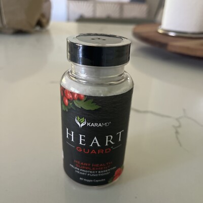 KaraMD Heart Guard Protects Heart Functions 60 Veggie Capsules NEW AND ...