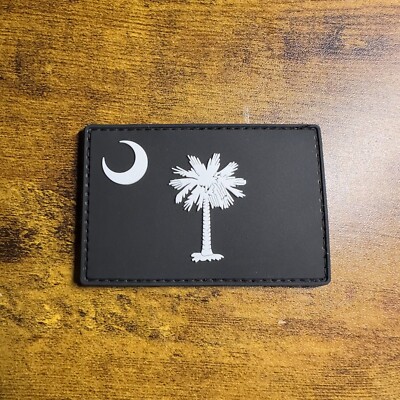 Subdued South Carolina State Flag PVC Patch | eBay