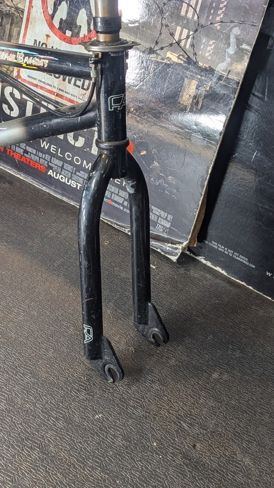 RETRO bmx FREE AGENT BMX frame fork set up 20 in trail bandit 14mm ...