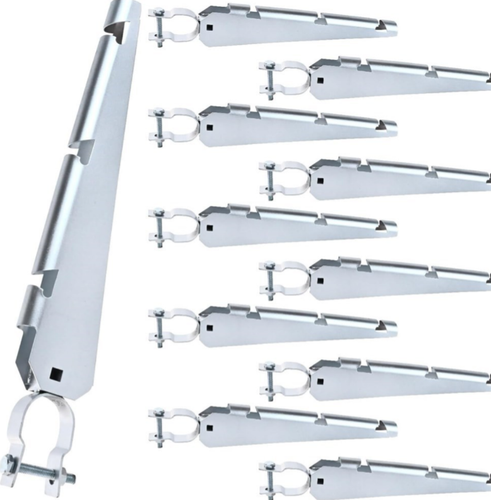 Barbwire Fence Extender Arms, (5), 15x2.4x1, Hot Dip Galvanized Steel ...