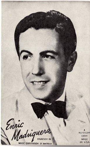 Enric Madriquera Mutoscope Music Of America Cards (W409) Post card Back ...