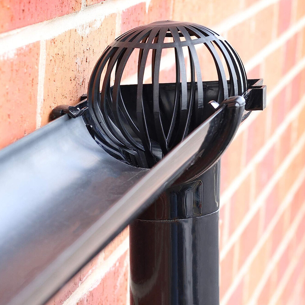 2/4x Gutter Balloon Guard Downpipe Filters Debris Down Pipe Leaf Cover ...