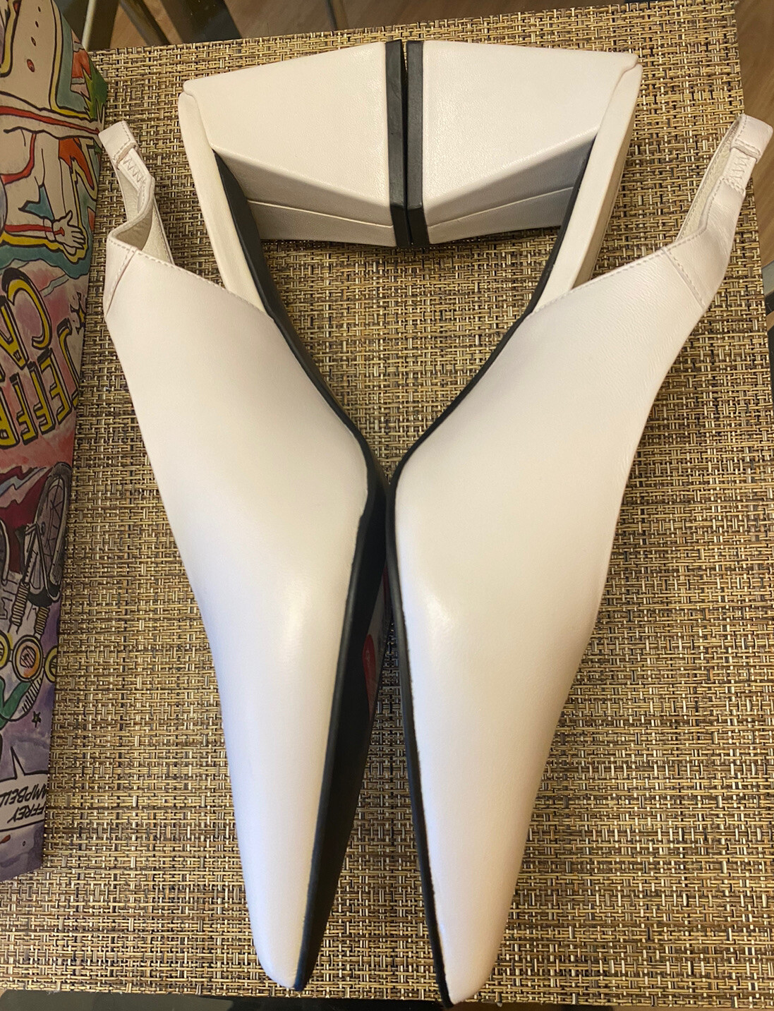 Jeffrey Campbell Anarchia Slingback Pointed Toe Pump sz 10 | eBay