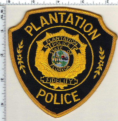 Plantation Police (Florida) Shoulder Patch - new from 1992 | eBay