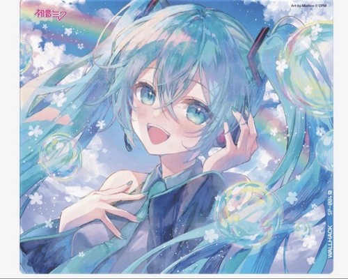 Wallhack SP-004 Glass Mouse Pad Hatsune Miku Edition: Summer Miku IN ...