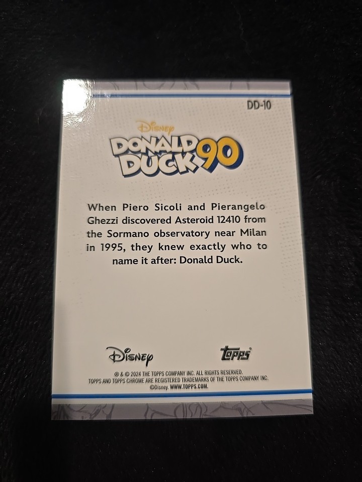 2024 Topps Chrome Disney Donald Duck 90th Anniversary Donald Duck DD-10 ...