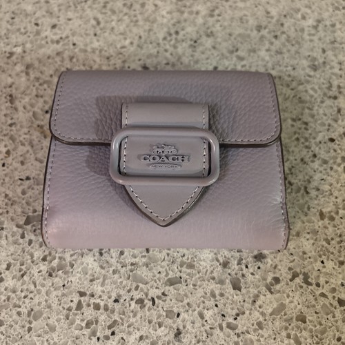 Coach CJ688 Small Morgan Wallet In Mist Purple | eBay