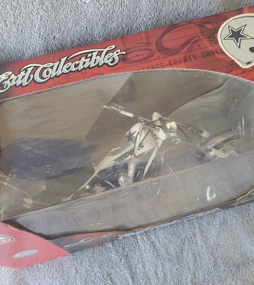 ERTL OCC NFL COWBOYS CHOPPER TOY MOTORCYCLE 1:10 FROM A LOCAL ESTATE | eBay