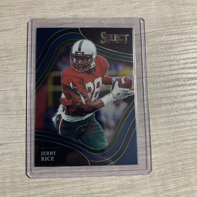 2022 Select Draft Picks Football Blue Field Level Jerry Rice #148 | eBay