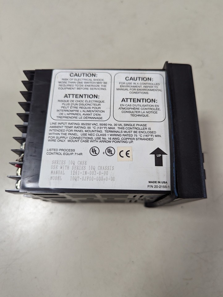 BARBER COLMAN Series 10 Temperature Controller 10QT-TJC00-000-0-00 | eBay