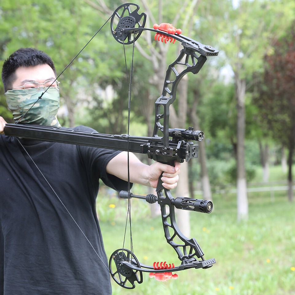 Archery Rapid Bow Shooter Launcher 6 Arrow Compound Recurve Bow ...