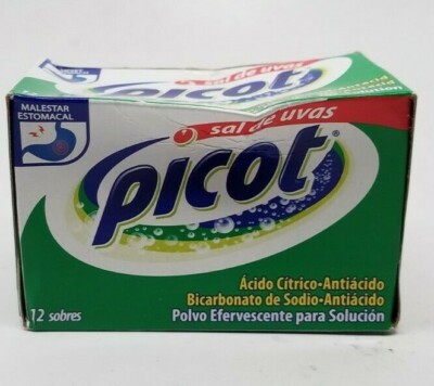 Picot Antacid Effervescent Powder with Sodium Bicarbonate - Citric Acid ...