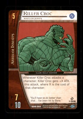 "Killer Croc, Waylon Jones” DOR-068 VS System DC Origins Trading Card ...