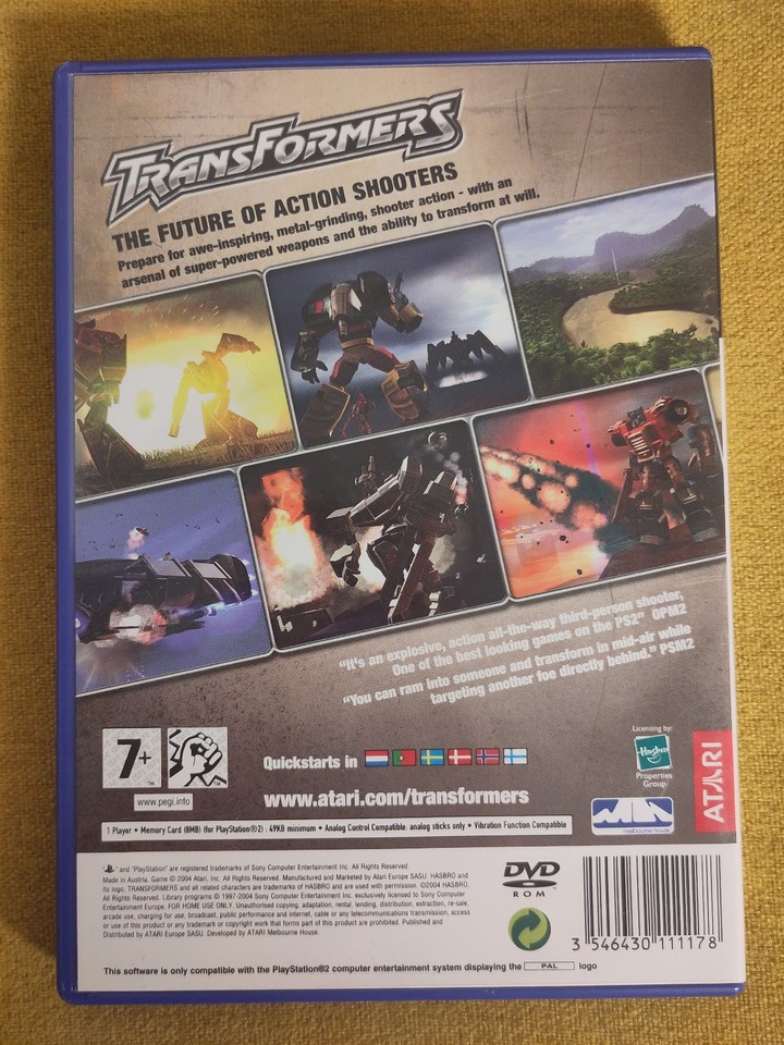 Transformers (PS2 PAL) - V GOOD Condition | eBay UK