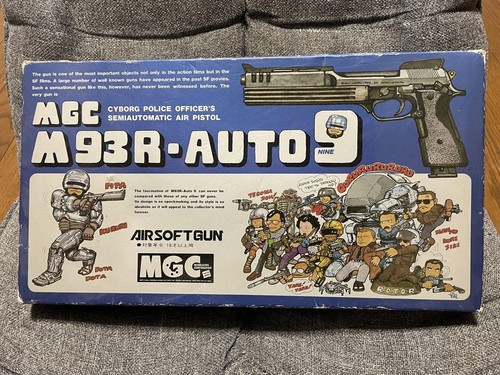 Mgc Gas Gun Robocop M93R-Auto9 BB Airsoft Gun | eBay