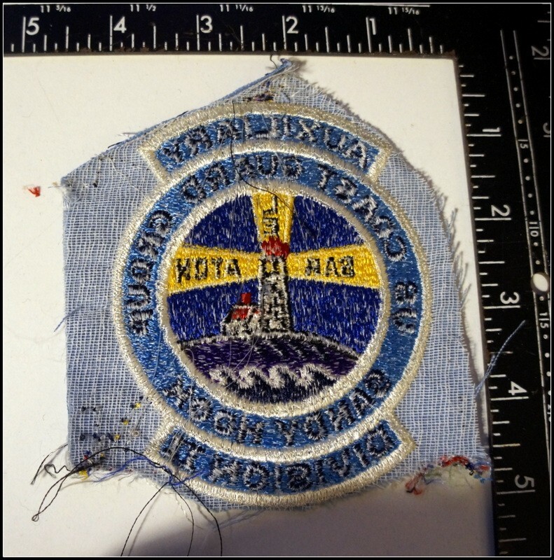 Military Patches US Coast Guard Group Sandy Hook New Old Stock #T359 | eBay