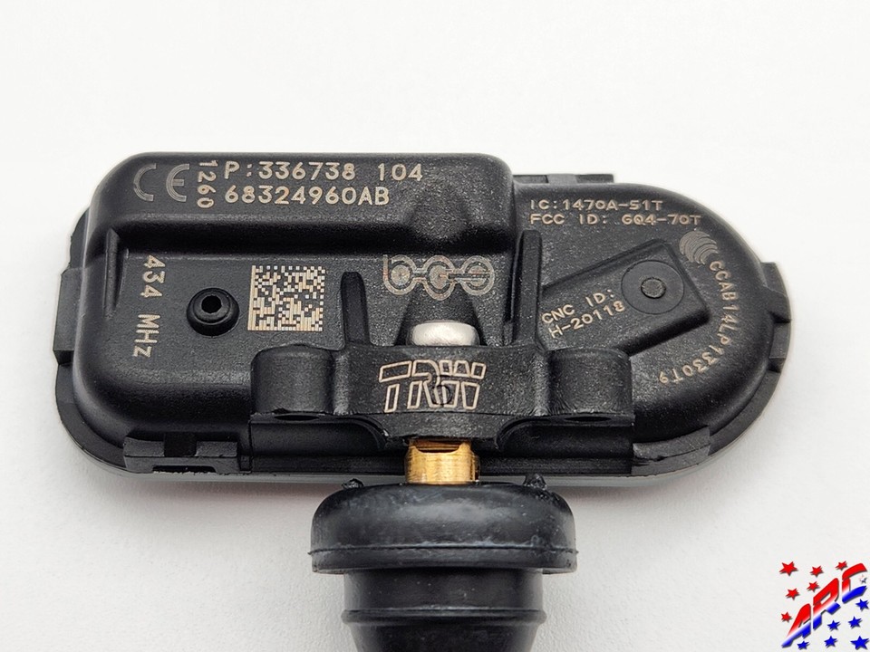 Complete Genuine OEM Ram Jeep Snap-In TPMS Tire Pressure Sensor ...