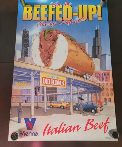 CLASSIC Chicago Vienna Beef BEEFED UP! Chicago El Train Rare! | eBay