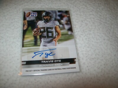 2022 LEAF PRO SET RC TRAVIS DYE AUTOGRAPH SIGNED AUTO #PSA-TD1 OREGON ...