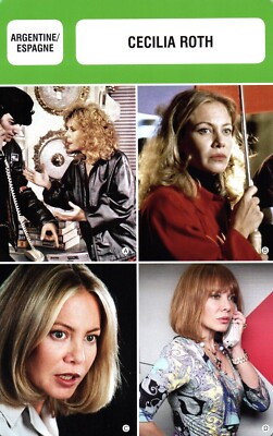 Fiche Cinéma - Actrices - CECILIA ROTH | eBay