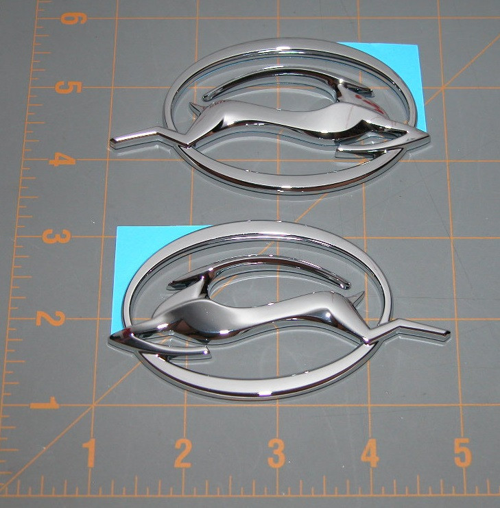 New GM Pair Chrome Sail Panel Emblems Fits 94-96 Impala SS Version 3 | eBay