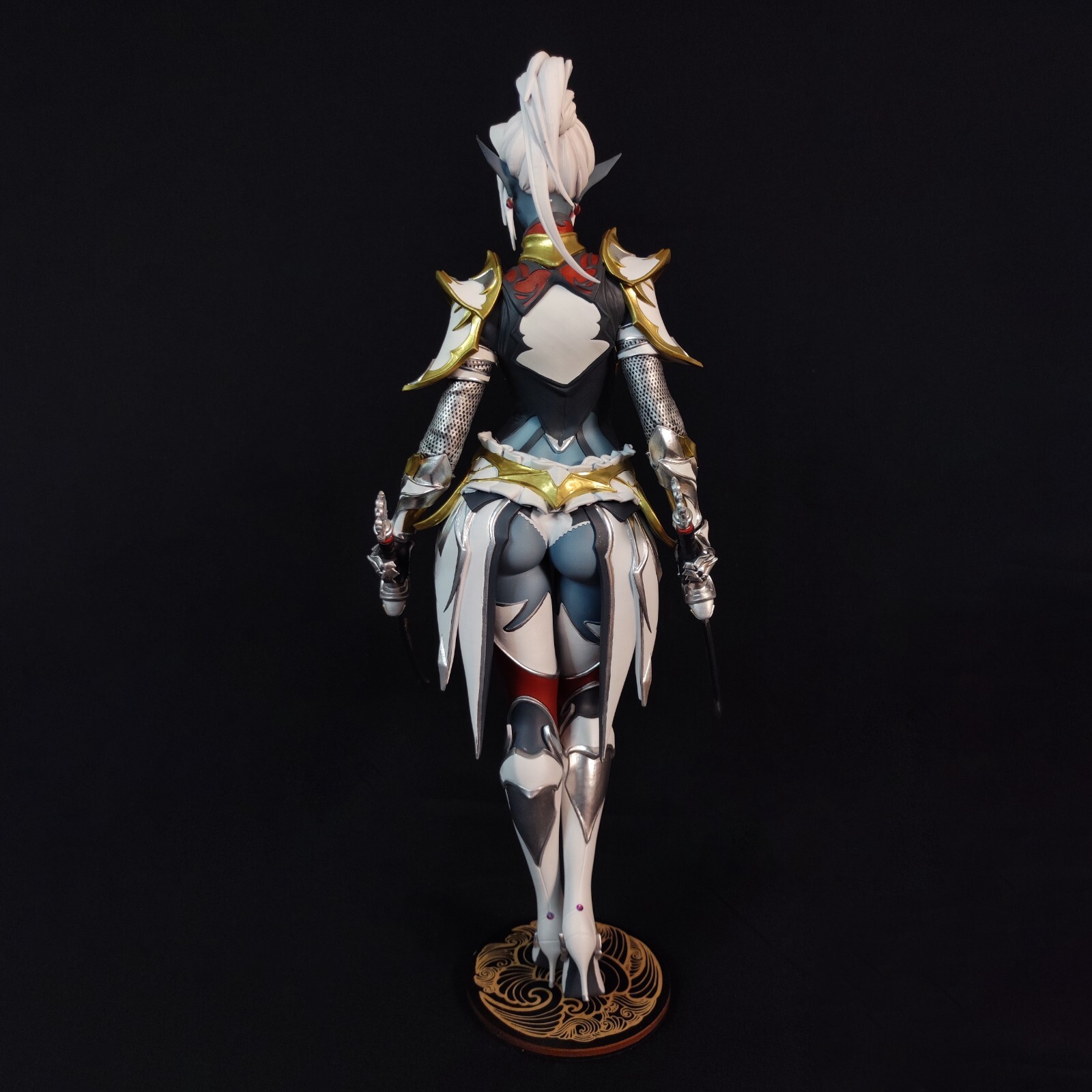 Lineage 2 dark elf in Avadon Heavy armor set | Dark Elf figure | Dark ...