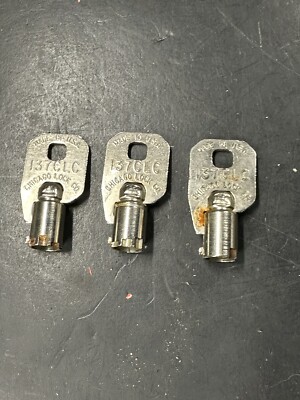 3 VENDING MACHINE KEY 137CLC ACE CHICAGO LOCK CO. 11 - 10 - 8 | eBay