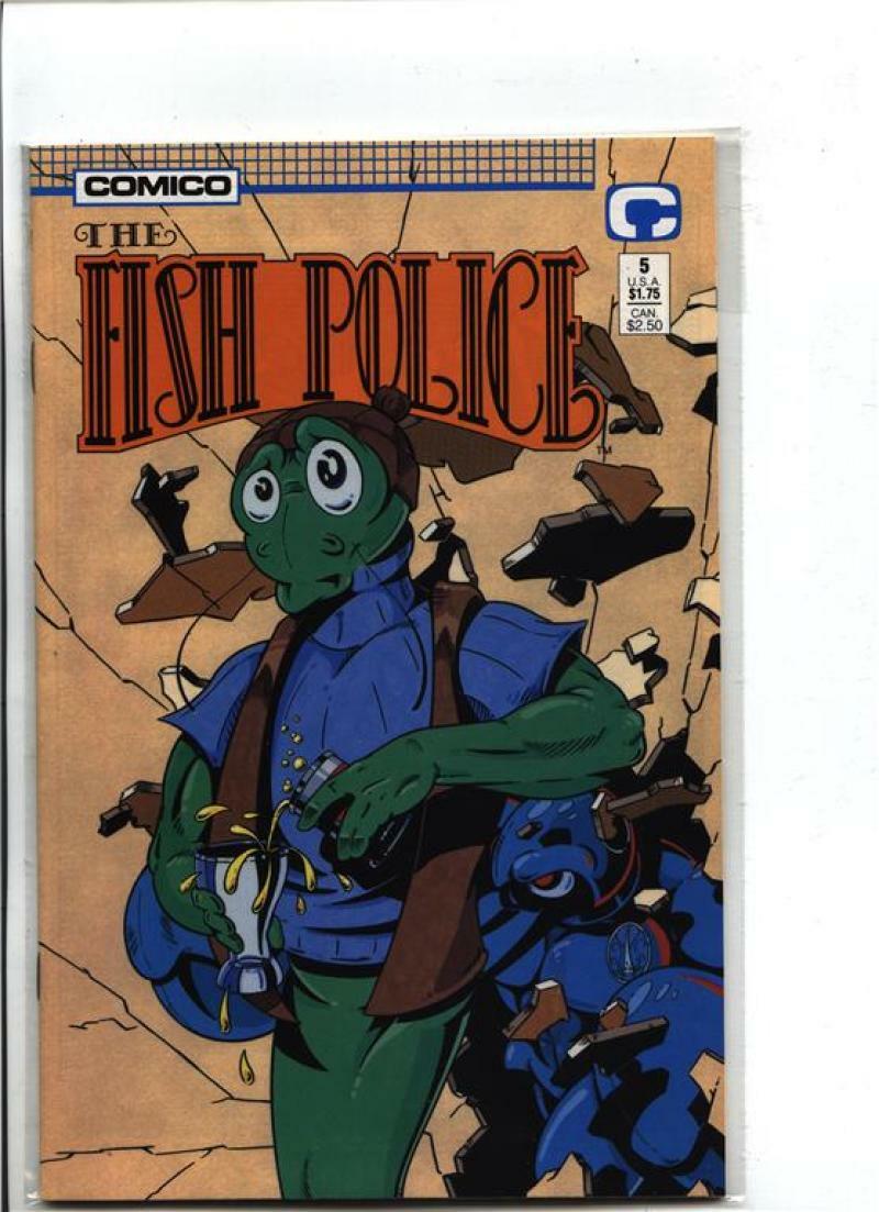 FISH POLICE #5, VF, Comico, 1987 1988, more in store | eBay