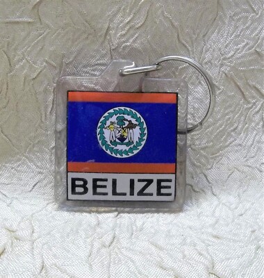 Belize Key Ring Acrylic Keychain | eBay