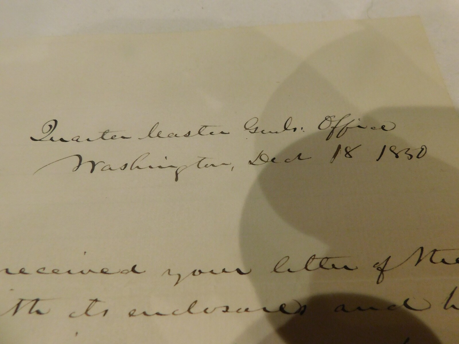 515 General Thomas Jesup Seminoles War US Army Signed Letter 1850 Ft ...
