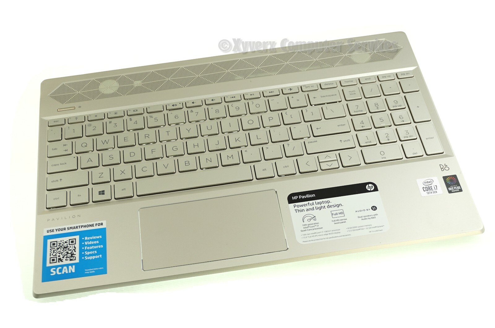 L49394-001 EBG7B015010-1 GENUINE HP TOP COVER W/K GOLD 15-CS3075WM (C ...