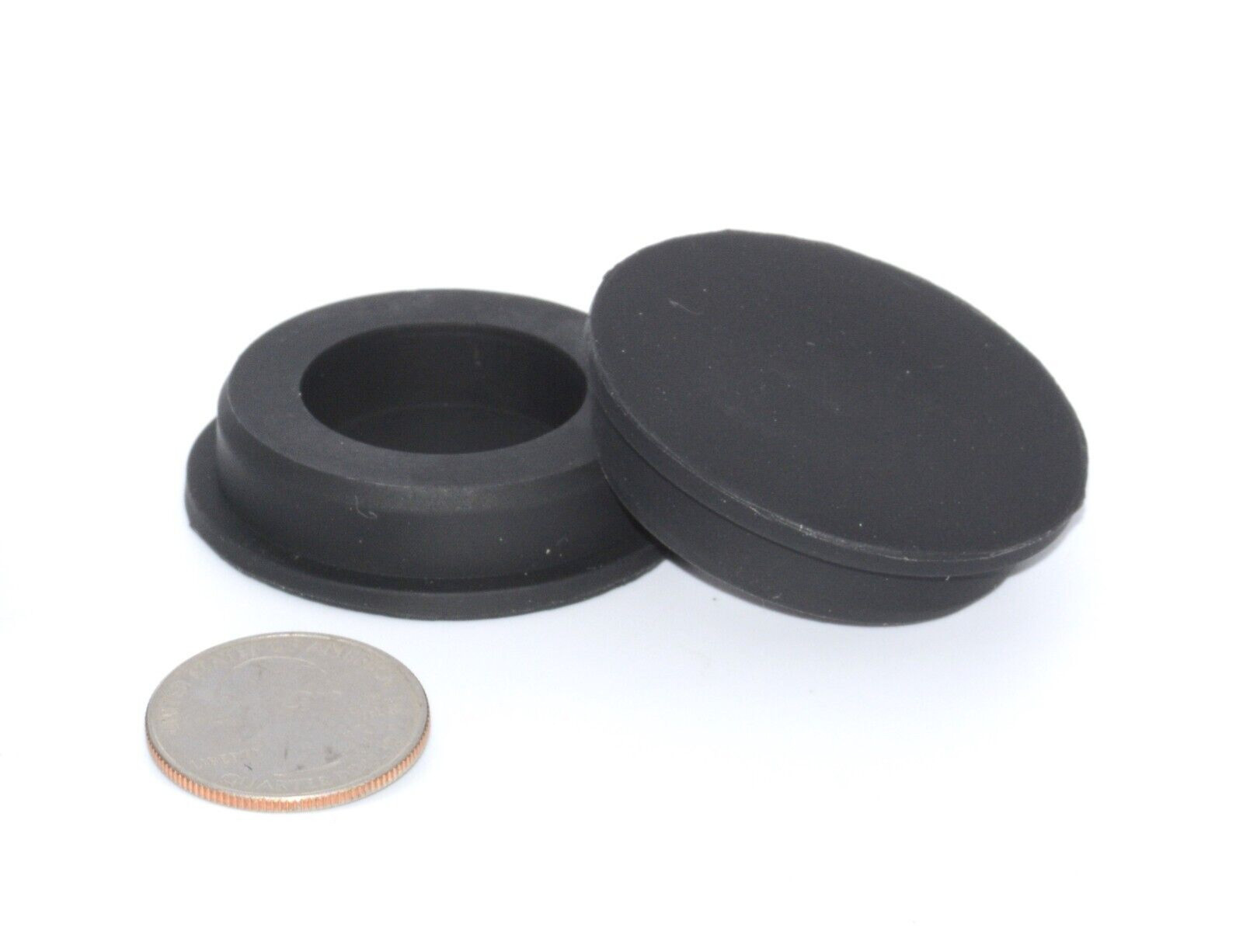 1 1/2" Rubber Hole Plug Push In Compression Stem Bumpers Thick Panel ...
